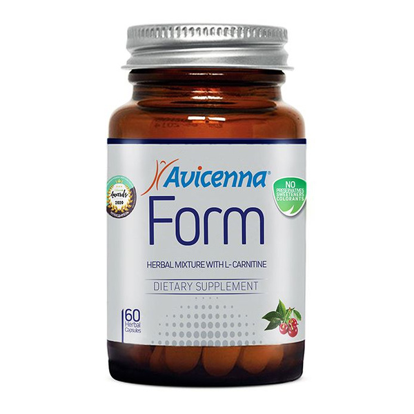 Avicenna Форм с L-карнитином 60 капсул, для ускоренного обмена веществ ...