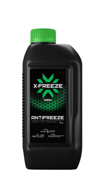 Антифриз X-Freeze Green G-11 (-40) зелёный 1кг купить на OZON по низкой цене в Казахстане ...
