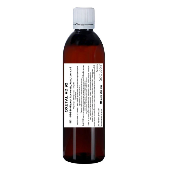 Oxetal VD 92 / PEG-90 Glyceryl Isostearate, Aqua, Laureth-2 ...