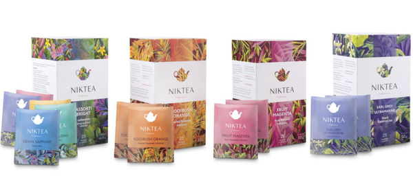 Niktea Набор чая в пакетах: Травяной Assorti Bright, 25 пак и Rooibush ...