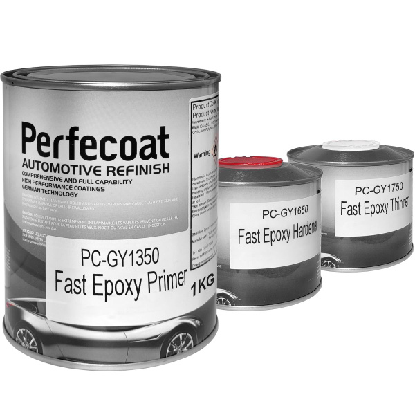 грунт эпоксидный 3+1 БЫСТРЫЙ PC-GY1350 с отвердителем и растворителем ...