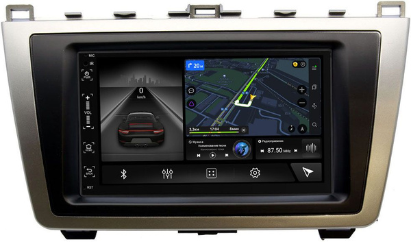 Магнитола в штатное место 2 din Mazda 6 (GH) (2007-2013) Canbox H-Line ...