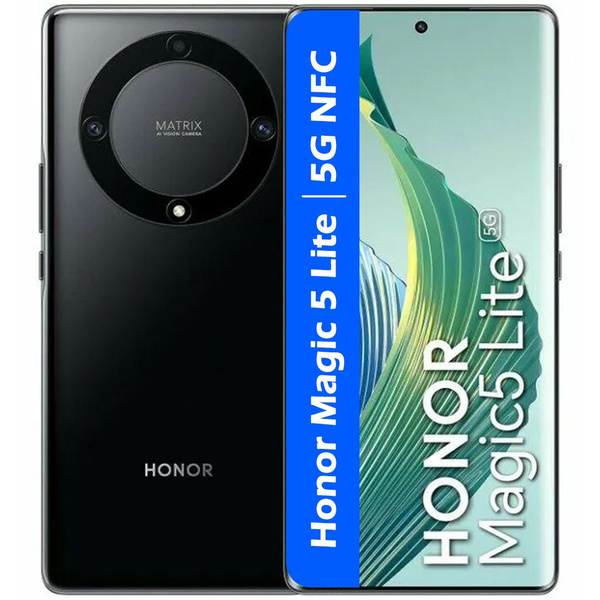 Смартфон Honor Magic 5 Lite 256 ГБ 8 ГБ Черный OLED/AMOLED 2 SIM купить ...