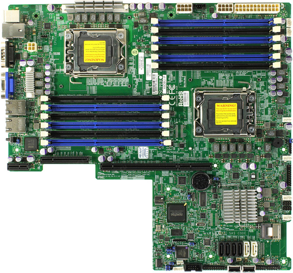 Supermicro X9DBU-iF Socket 1356 v0 v1 v2 DDR3 Материнская плата для ...