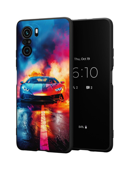 Силиконовый чехол Mcover для Poco F3 (Поко Ф3), Ламборгини - купить с ...