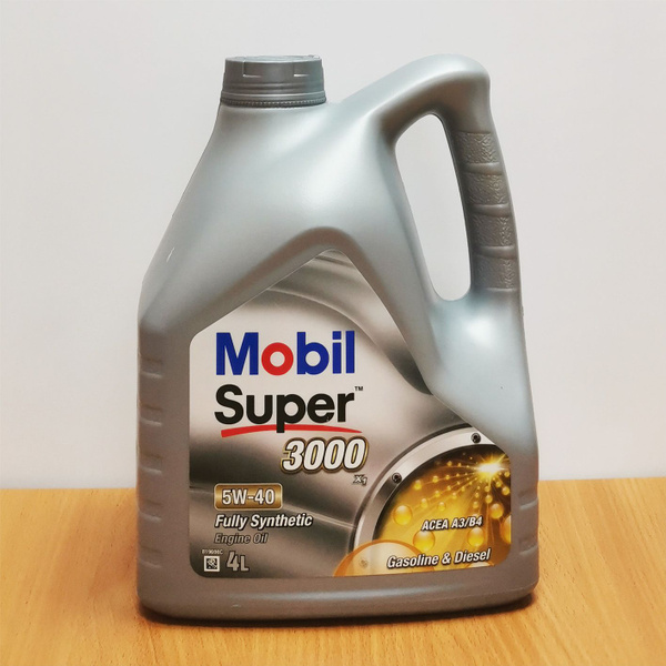Масло моторное MOBIL SUPER 3000 5W-40 Синтетическое 4 л 152566 купить c ...