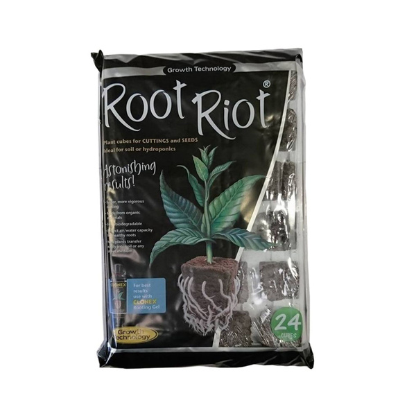 Кубики для проращивания Growth Technology Root Riot Refills 24 шт ...
