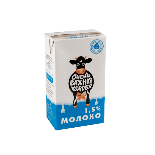 Молоко Очень важная корова ультрапастеризованное 1,5%, 1л - купить с ...