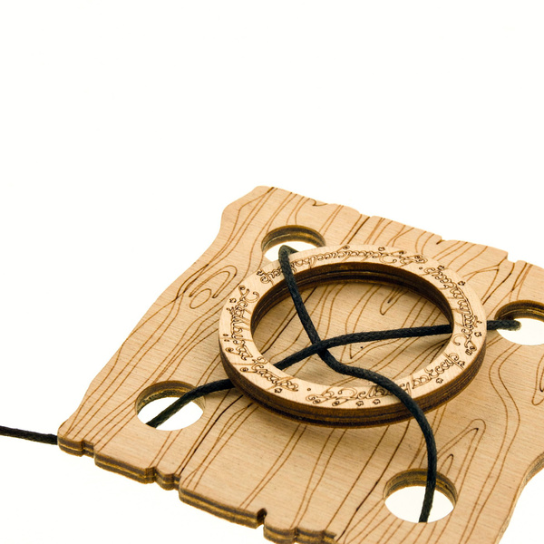 Кольцо всевластия RADGER / головоломка распутывания в подарок купить на ...