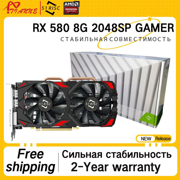 Видеокарта 51RISC Radeon RX 580, 8 ГБ - купить по низким ценам в ...