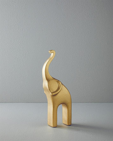 Брелок Elephant Chic из полирезины, золото English Home купить на OZON по низкой цене (1570013069)