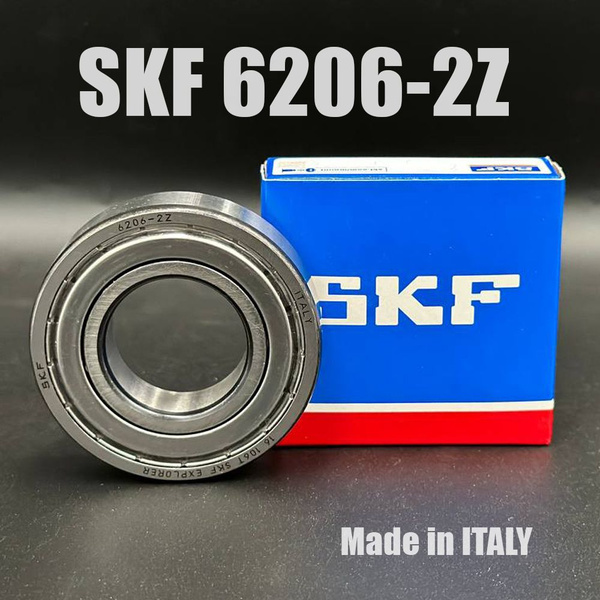 Подшипник SKF 6206-2Z (80260) 30*62*16 Made in Italy купить на OZON по ...