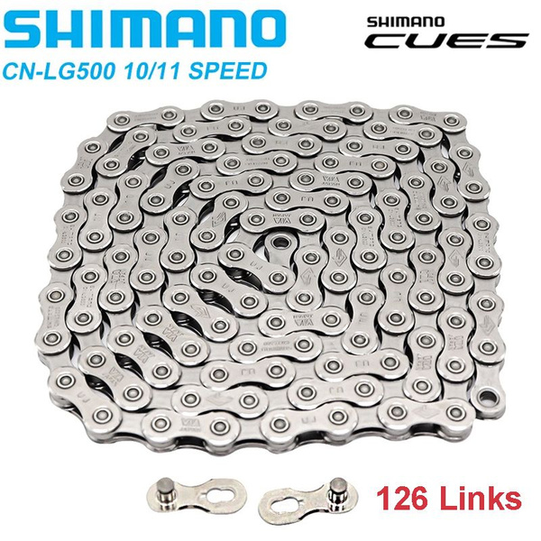 Цепь для велосипеда Shimano Cues CN-LG500 на 9/10/11 скоростей, 126 ...