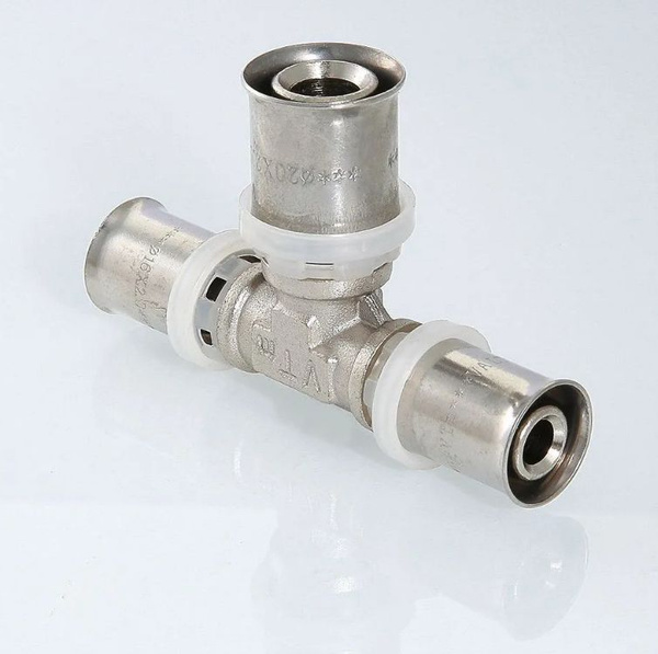 Тройник переходной пресс 26*16*26 Valtec, 4810310261626 - купить по выгодной цене в интернет ...