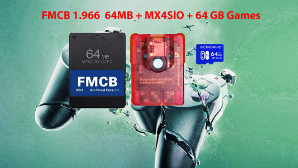 Вопросы и ответы о FMCB Карта памяти Sony Playstation 2 (64MB + MX4SIO ...