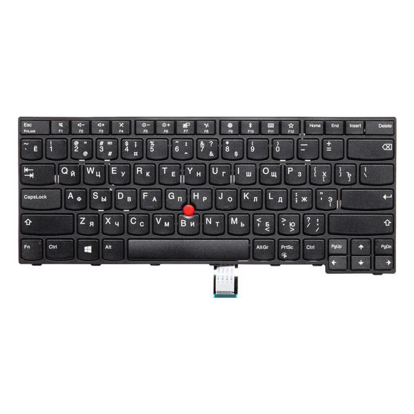 Клавиатура для ноутбука Lenovo ThinkPad E470 - черная купить на OZON по ...