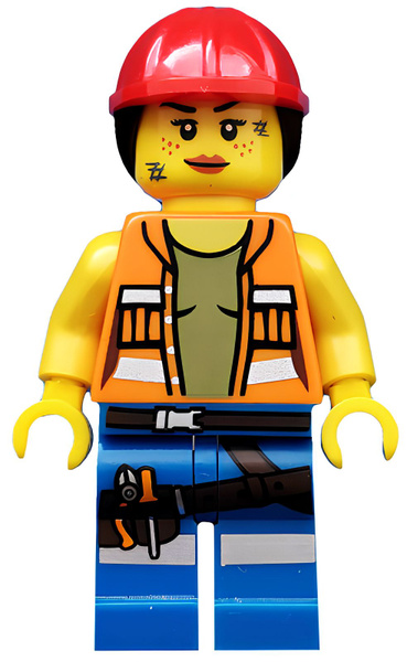 Минифигурка Lego Gail the Construction Worker, The LEGO Movie ...