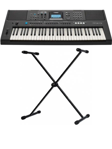 Yamaha PSR-E473 портативный синтезатор + стойка - купить с доставкой по ...