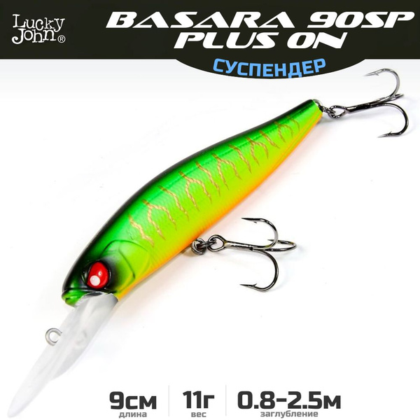 Воблер Минноу (Minnow) Lucky John Basara 90, 0.8-2.5 м купить c ...