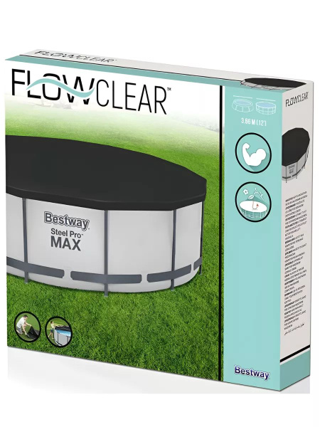 Тент для каркасного бассейна BESTWAY Flowclear, 366 см - купить с ...