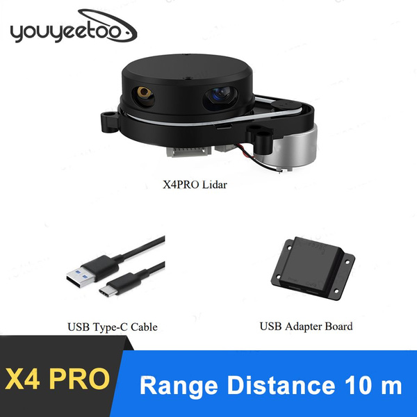 Лазерная РЛС YDLIDAR X4 PRO для измерения расстояния 10 м навигационный ...