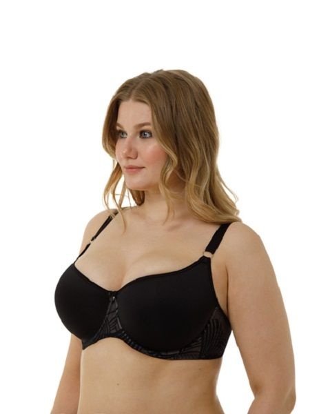 Бюстгальтер Женский LENGY, размер 80C черный Полиамид, Эластан Повседневный Россия купить c ...