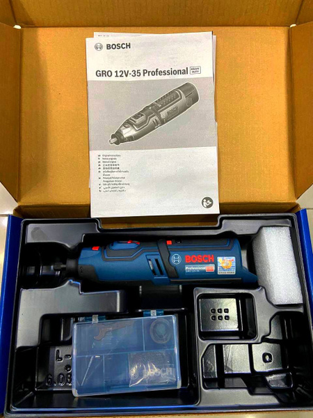 Аккумуляторный гравер Bosch GRO 12V-35,12В - купить по выгодной цене в ...