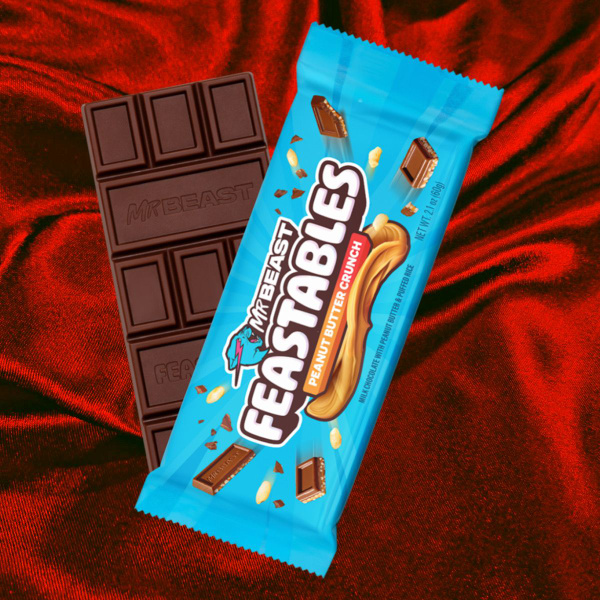 Feastables Peanut Butter Crunch Chocolate Шоколад Mr. Beast (Шоколад ...