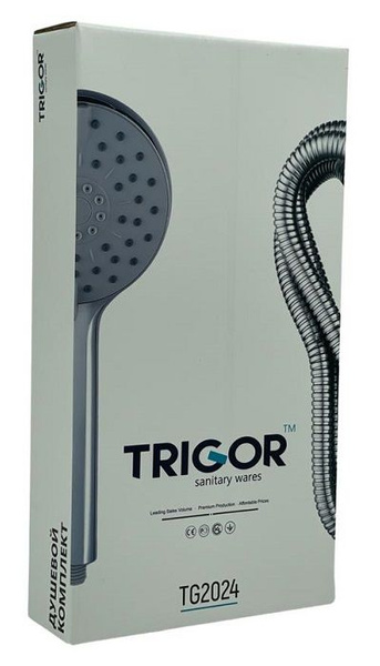 Trigor Душевой комплект trigor tg хром, светло-серый купить на OZON по ...