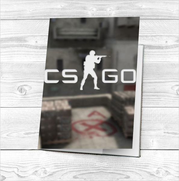 Обложка на паспорт экокожа GOODbrelok Counter-Strike, CS GO, Контр Страйк №13 - купить с ...