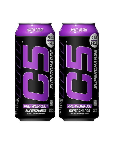 Энергетический напиток C5 Supercharge Mixed Berry / Ягодный Микс, 2 шт ...