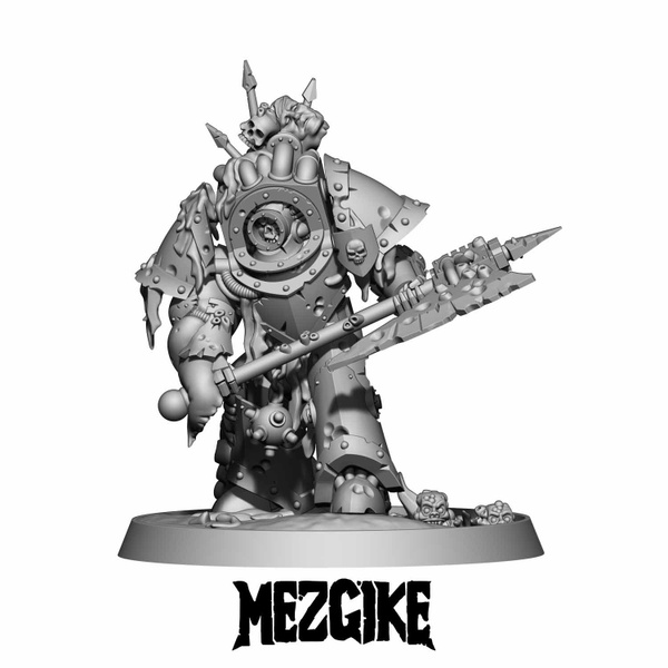 Миниатюра Wh40k DnD Death Guard / Гвардия Смерти: Lord of the Dredge ...