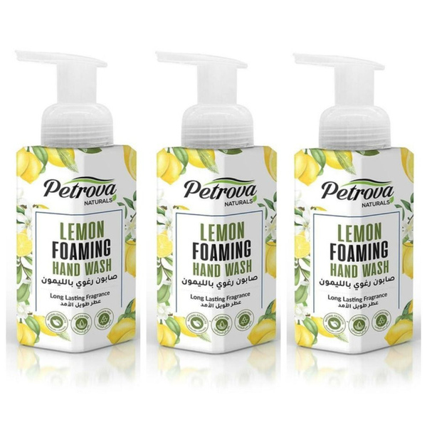 Petrova Пенка для мытья рук NATURALS BLUEBERRY, лимон, 250 мл, 3 шт ...