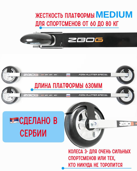 Лыжероллеры коньковые ZBOG SK MEDIUM (3) - купить с доставкой по ...