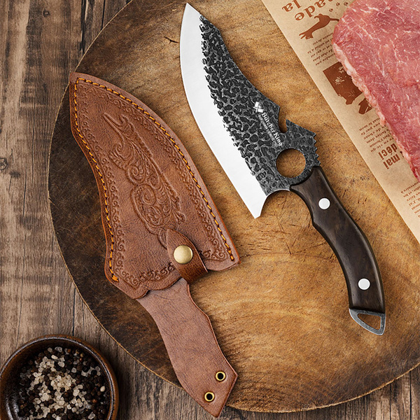 Купить Кованый кухонный нож - топорик Butcher King. Нож для разделки ...