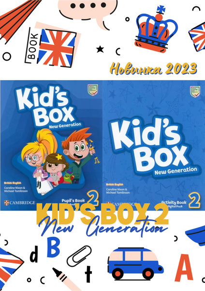 Kid's Box 2 New Generation (Pupils Book + Activity Book + DVD) | Nixon Caroline, Tomlinson ...
