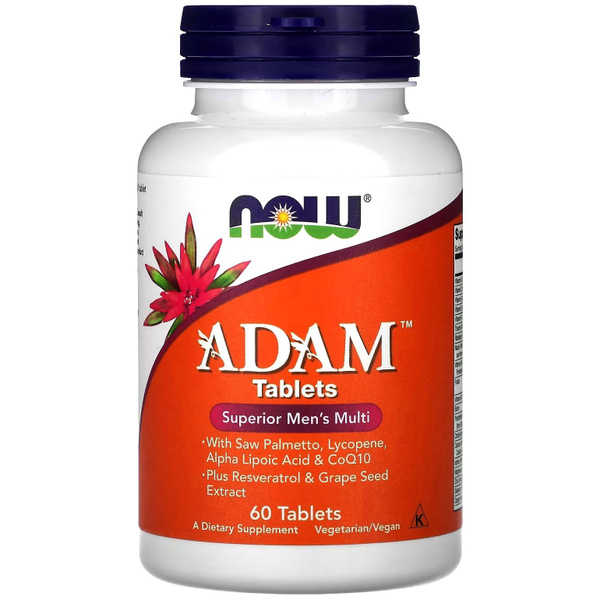 NOW Adam Superior Men's Multi 60 tabs / АДАМ Мэнс Мульти 60 таблеток ...