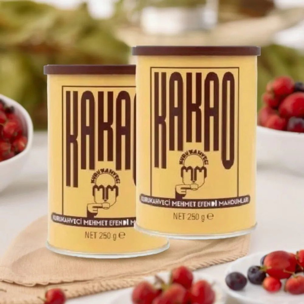Какао Mehmet Efendi натуральный, 2 x 250 г купить на OZON по низкой ...