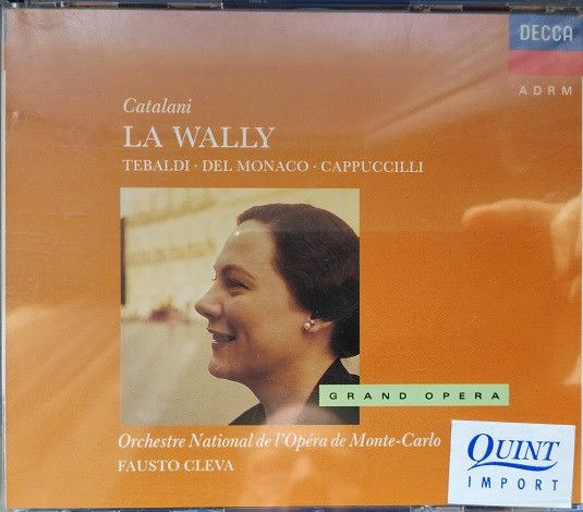 CD РАРИТЕТ! Audio CD Catalani - La Wally (2 CD) Renata Tebaldi , Mario ...