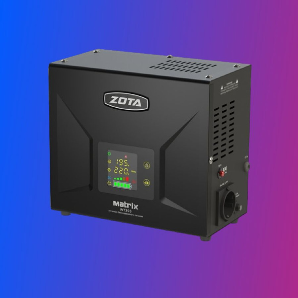 Инвертор ИБП Линейно-интерактивный (Smart UPS) ZOTA ZX3468812300, 375 В·А купить по выгодной ...