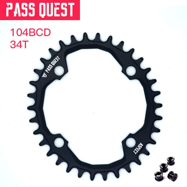 Велосипедная Звездочка, PASS QUEST, Подходит Для Овала 104BCD, 32 Т-48 ...
