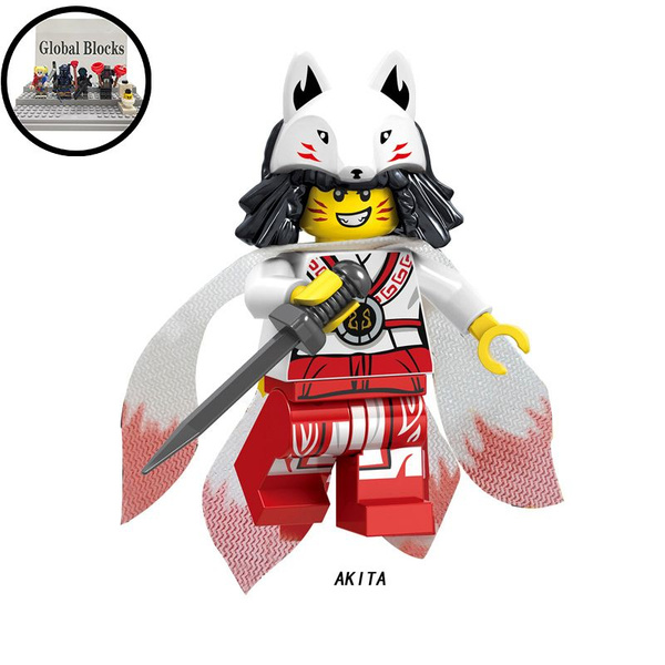 Аниме фигурок Конструктор минифигурки,Ninjago (4.5см, пакет)Akita ...