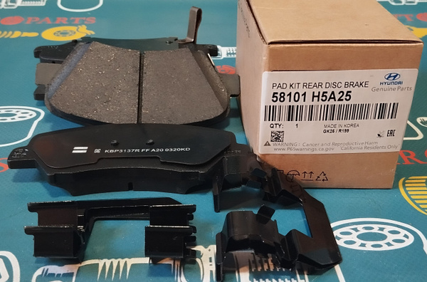 Колодки тормозные передние HYUNDAI-KIA 58101-H5A25 купить на OZON по ...