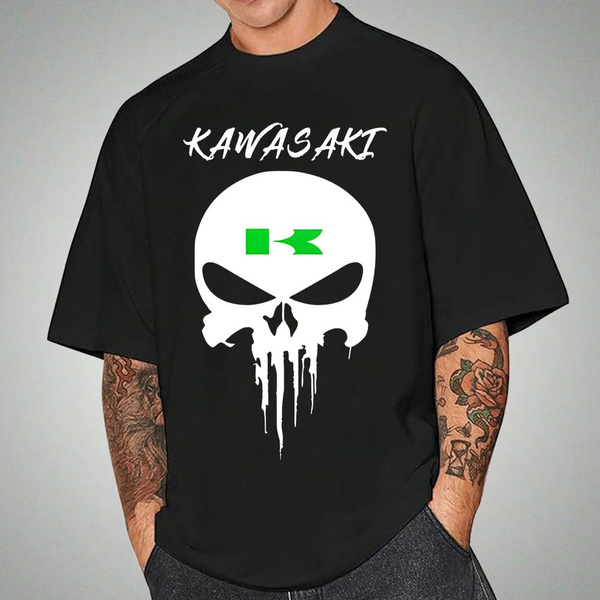 Футболка KAWASAKI, размер 54, цвет черный, Хлопок 100% - купить по ...