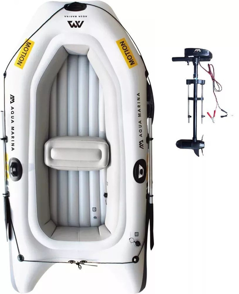 Лодка надувная Aqua Marina MOTION-88821 с электромотором T-18 - купить ...