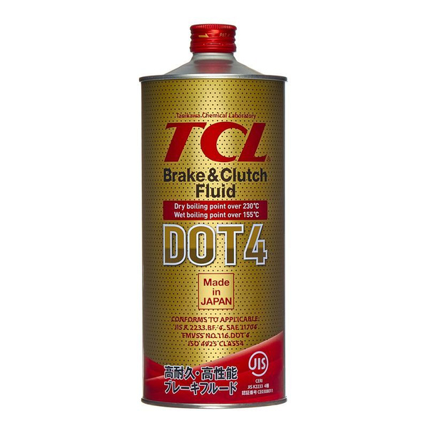 Жидкость тормозная TCL Тормозная жидкость DOT4, 1л DOT 4 - купить по ...