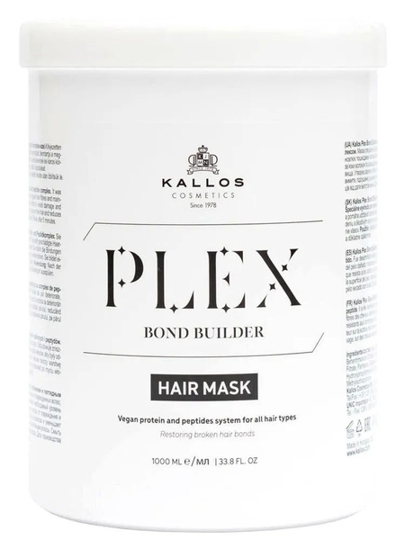Kallos Маска Plex, 1л купить на OZON по низкой цене (1640016124)