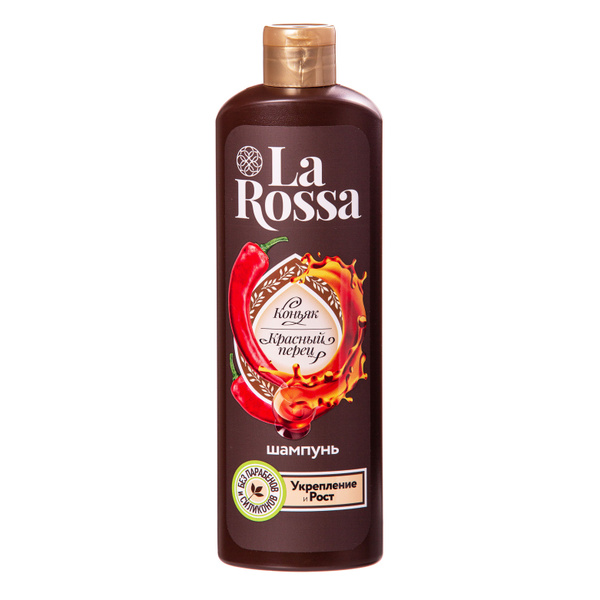 Шампунь La Rossa Коньяк и красный перец, укрепление и рост, 500мл ...