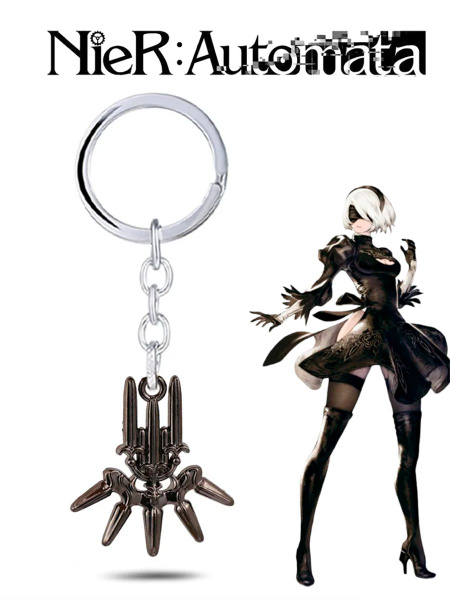 Брелок из игры NieR: Automata "Ангелы, люди, роботы" Ниер: Автомата ...