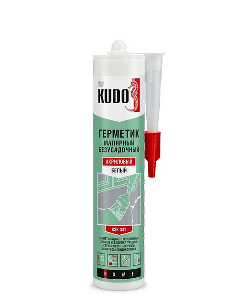 KUDO НОМЕ герметик акриловый малярный белый 280 мл купить на OZON по низкой цене (1645217202)